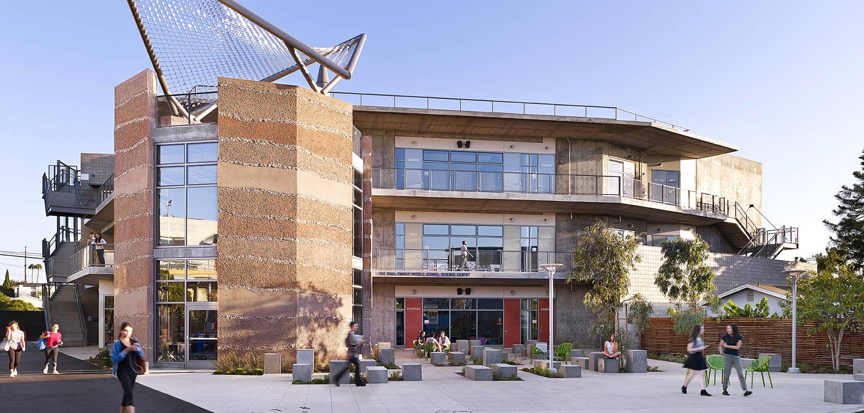 Crossroads School In Concrete Decor Magazine Morley Builders