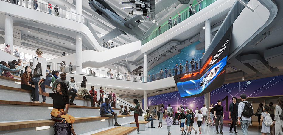 Samuel Oschin Air & Space Center - Morley Builders